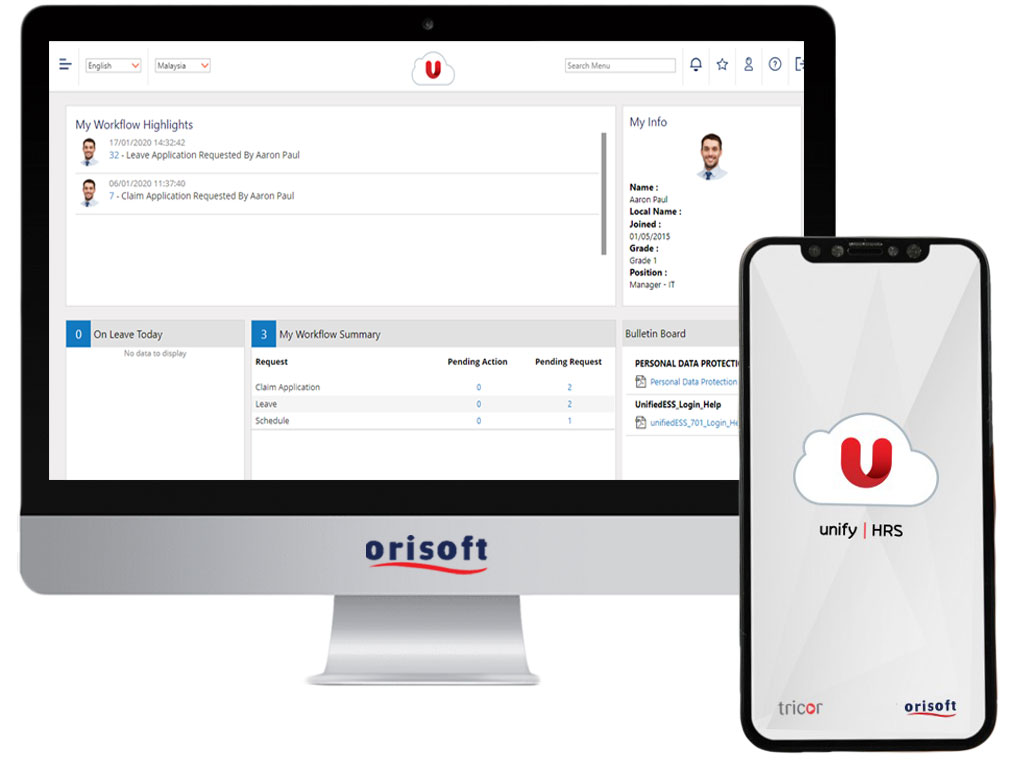 HR & Payroll Employee Self Service Software (ESS) | Orisoft Thailand